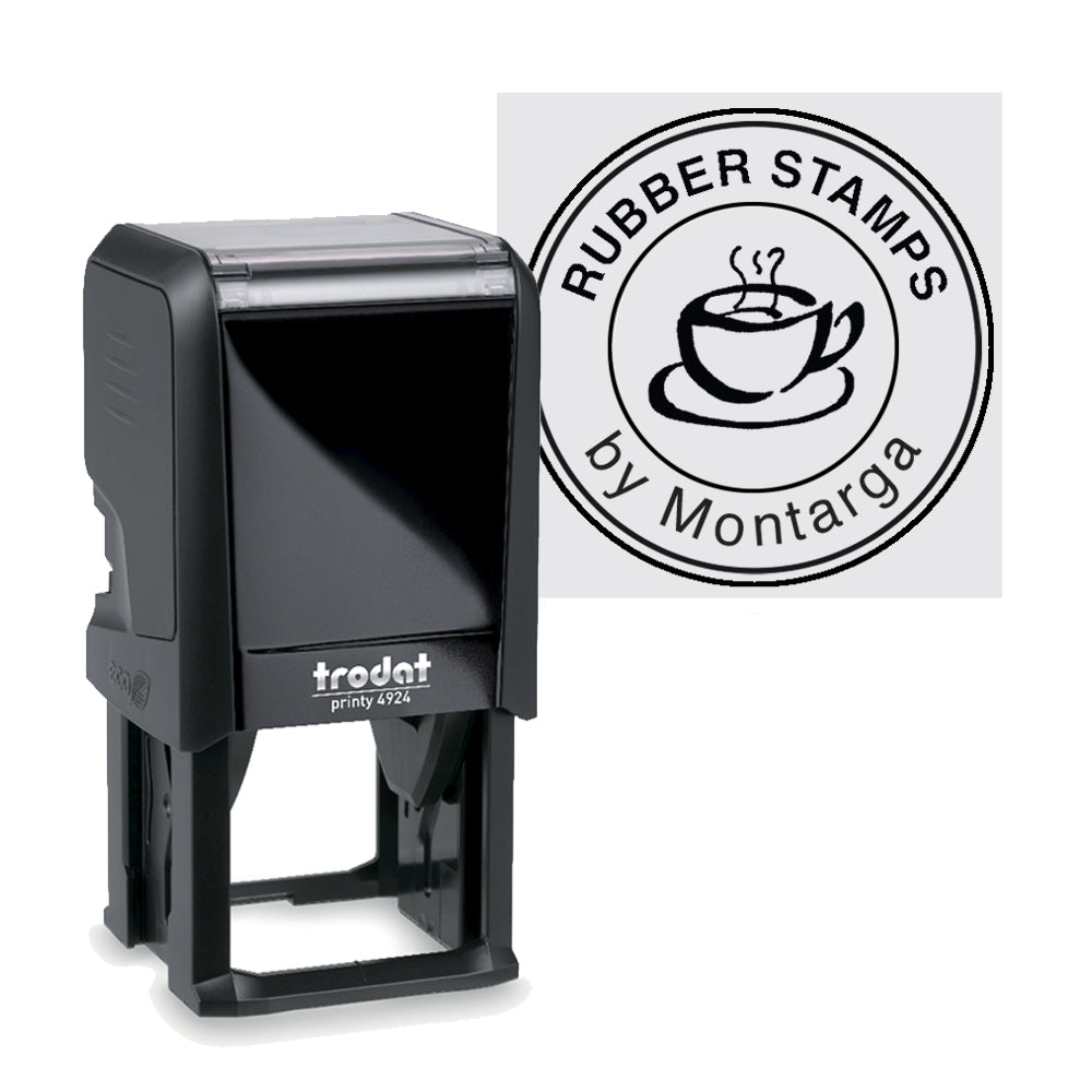 Trodat 4924 - Custom Square Self Inking Stamp 40mm |Montarga – Rubber Stamps by Montarga
