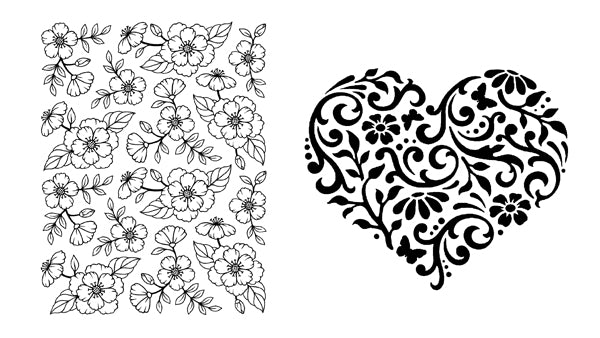 Patterns + Background Stamps – Rubber Stamps by Montarga