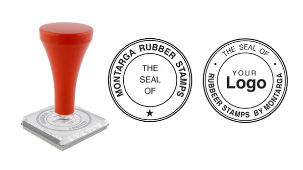 Round Seal - Handle Stamps – Rubber Stamps by Montarga