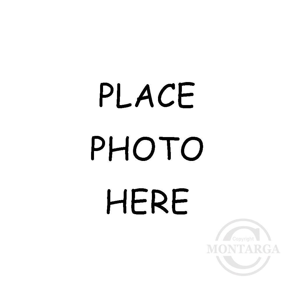 2398 A - Place Photo Here Wording Rubber Stamp – Rubber Stamps by Montarga
