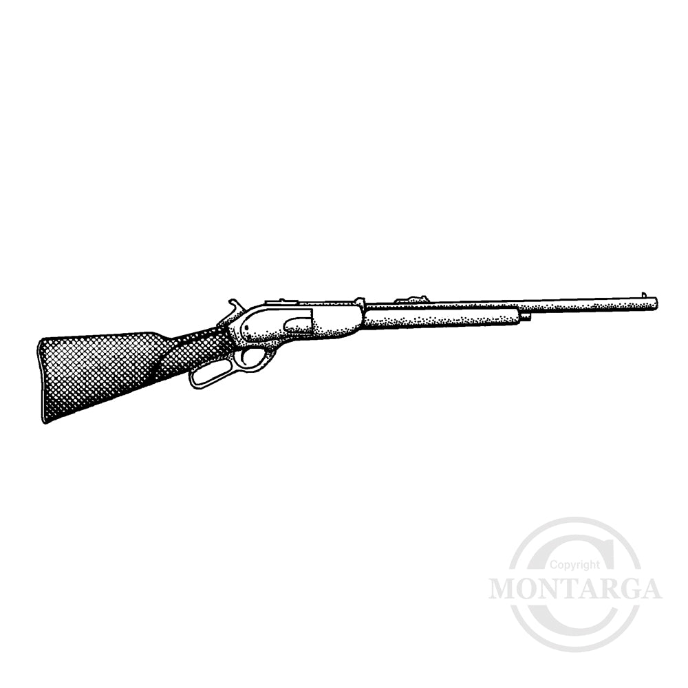 2651 BB - Rifle Rubber Stamp – Rubber Stamps by Montarga