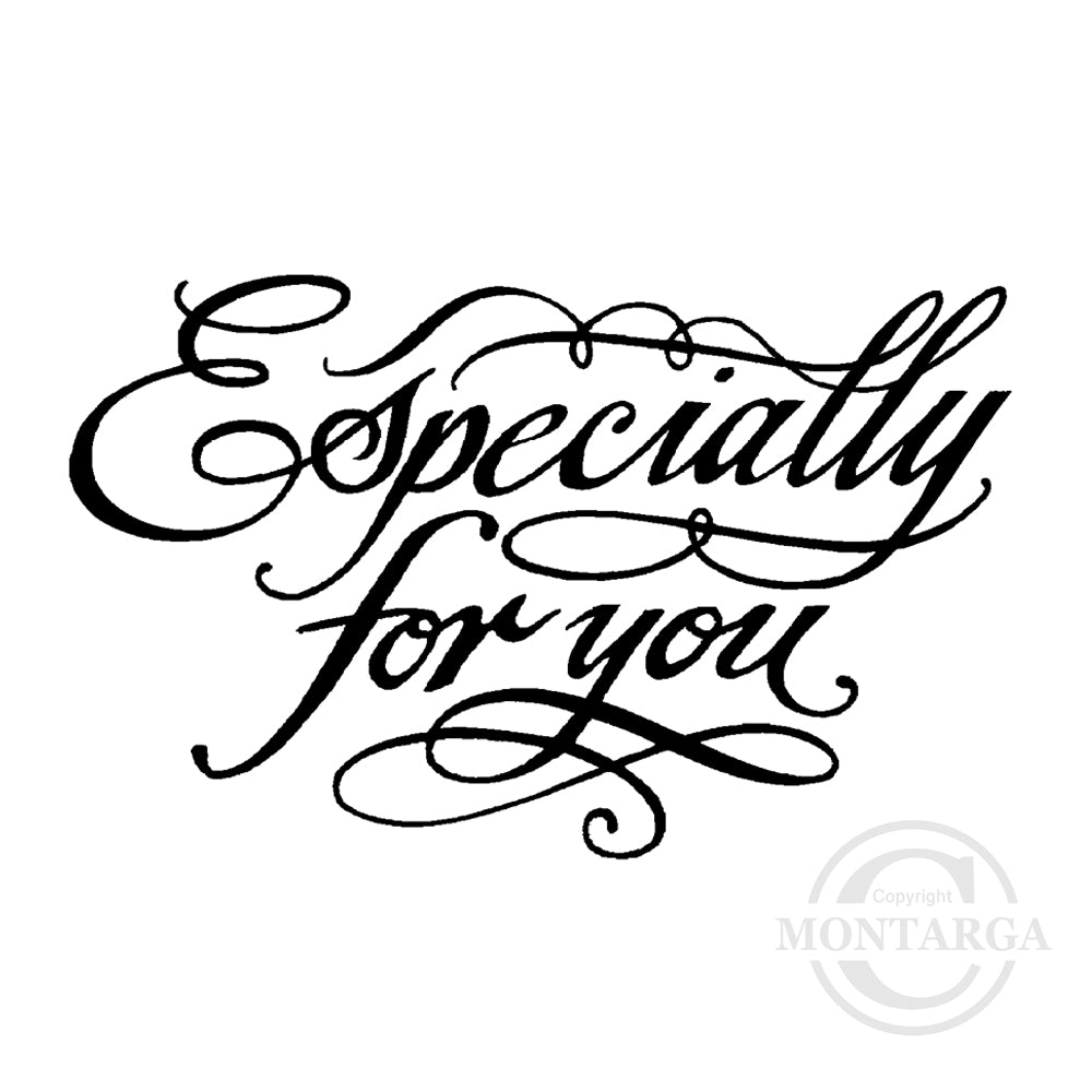 2954 E - Especially For You Wording Rubber Stamp – Rubber Stamps by ...