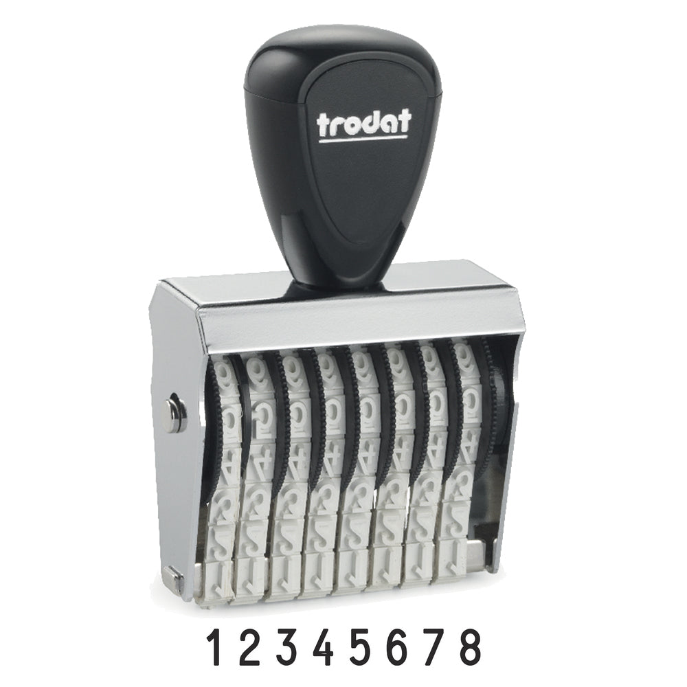 Trodat 1558 Classic Number Stamp - 5mm, 8 Numbers | Montarga – Rubber ...
