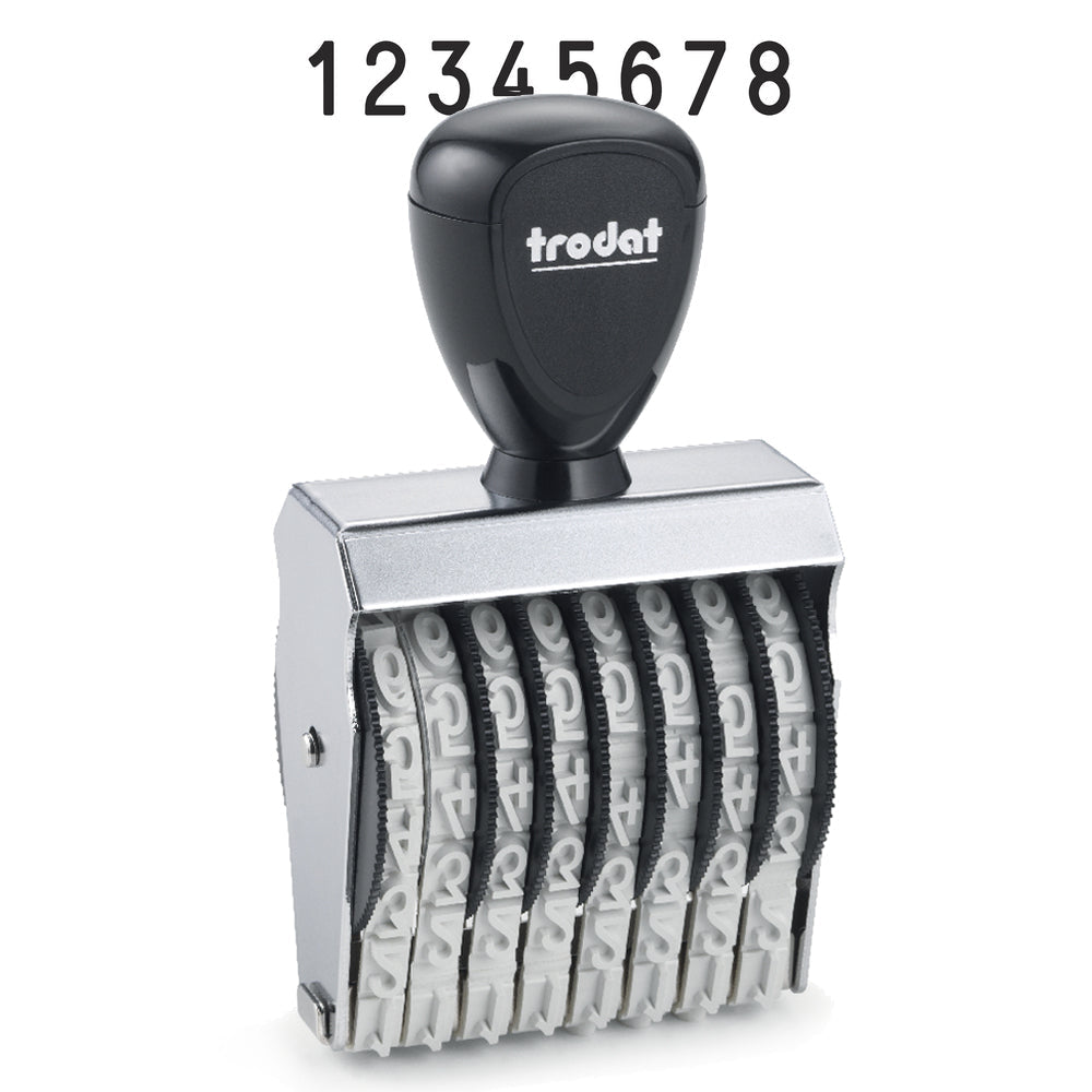 Trodat 1598 Classic Number Stamp - 9mm, 8 Numbers | Montarga – Rubber ...