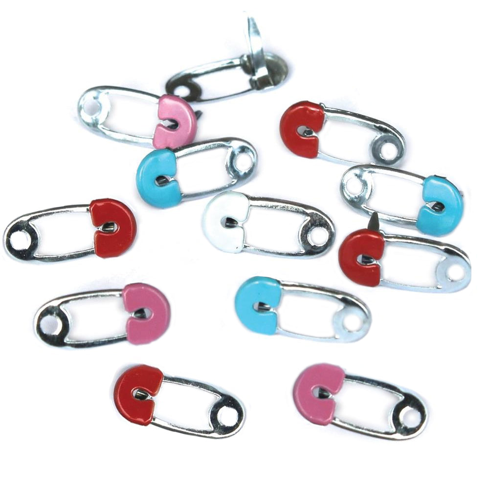 Eyelet Outlet Brads - Safety Pins – Rubber Stamps by Montarga