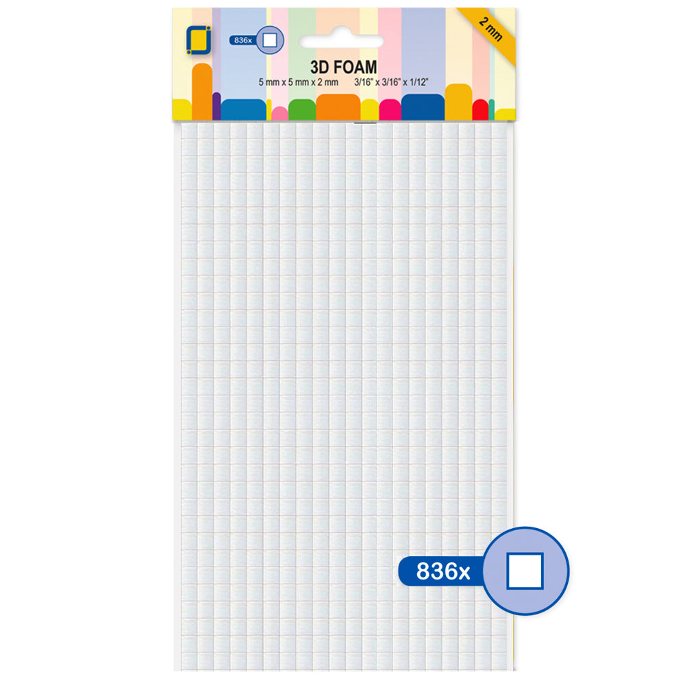 Jeje Products Foam Squares - 2mm Thick – Rubber Stamps by Montarga