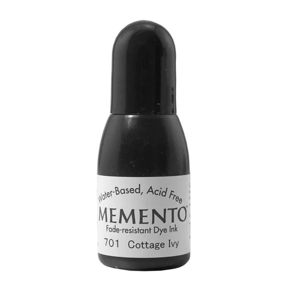 Tsukineko Memento Dye Reinker Bottle - Cottage Ivy – Rubber Stamps by ...