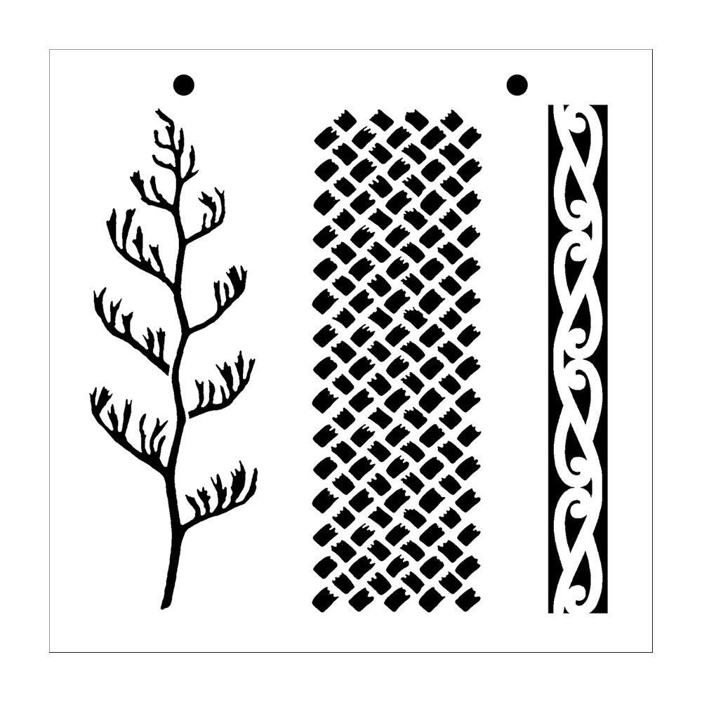 Montarga Stencil - NZ Patterns – Rubber Stamps by Montarga
