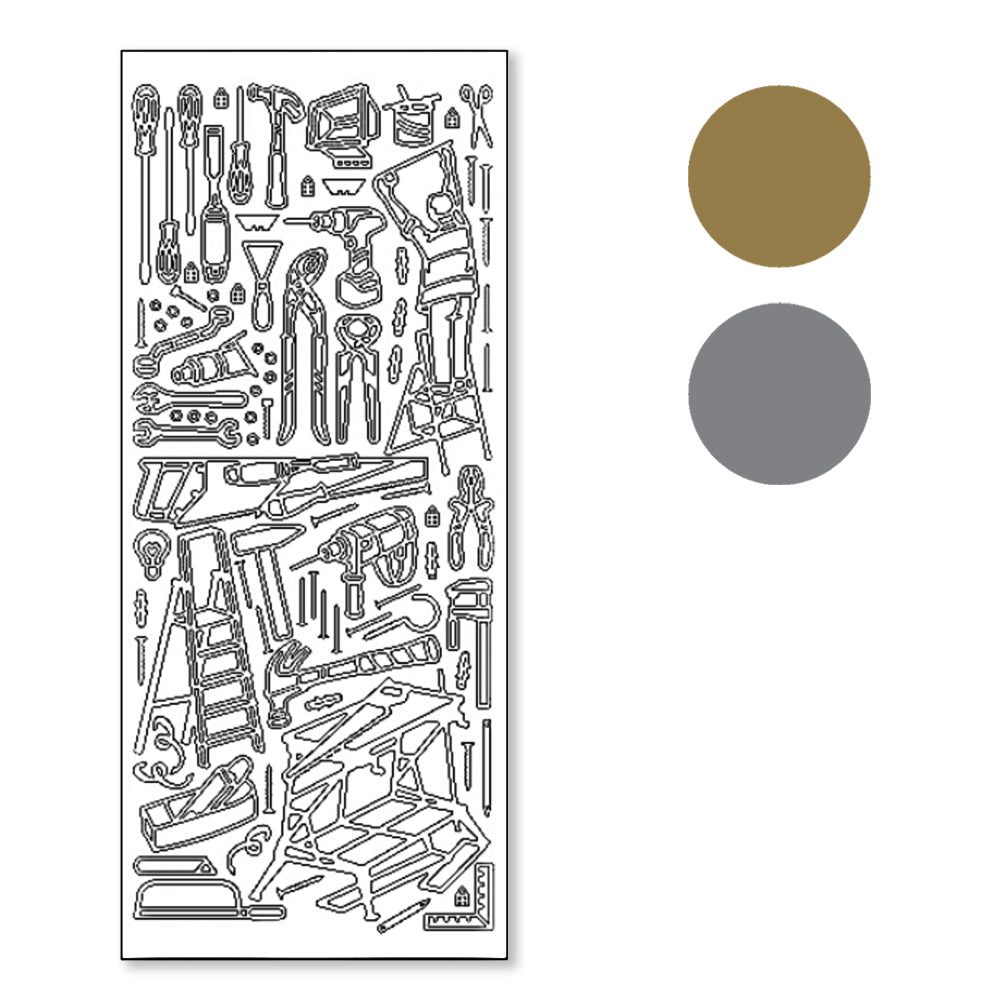 PeelCraft Stickers - Tools PC1213 – Rubber Stamps by Montarga