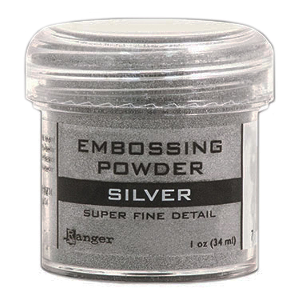 Ranger Embossing Powder - Silver Superfine – Rubber Stamps by Montarga