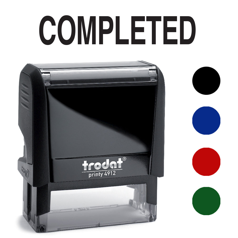 Completed - Trodat Self Inking Rubber Stamp | Montarga – Rubber Stamps ...