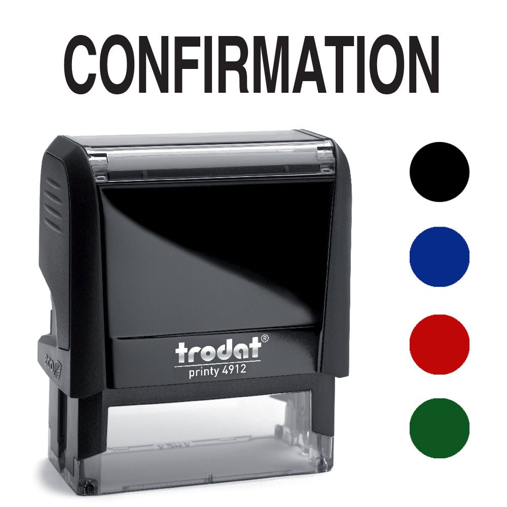 Confirmation - Trodat Self Inking Rubber Stamp | Montarga – Rubber ...