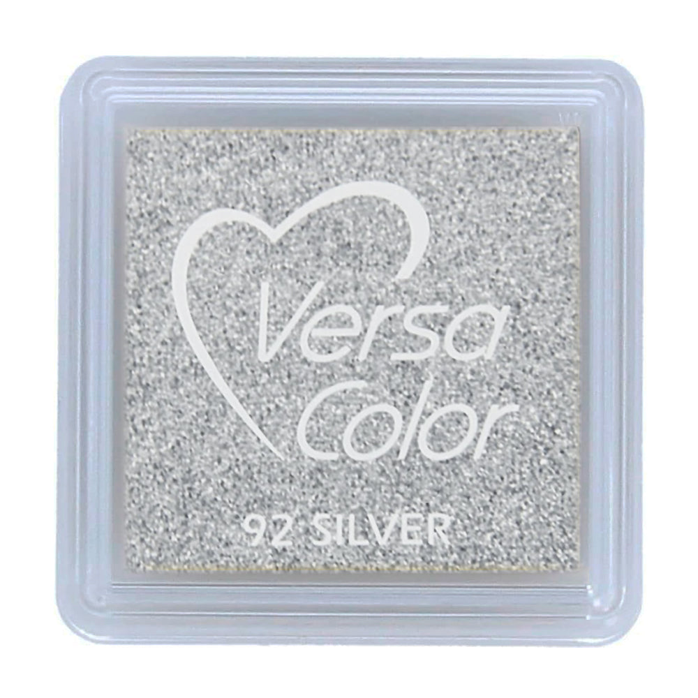 VersaColor Pigment Mini Ink Pad - 92 Silver – Rubber Stamps by Montarga