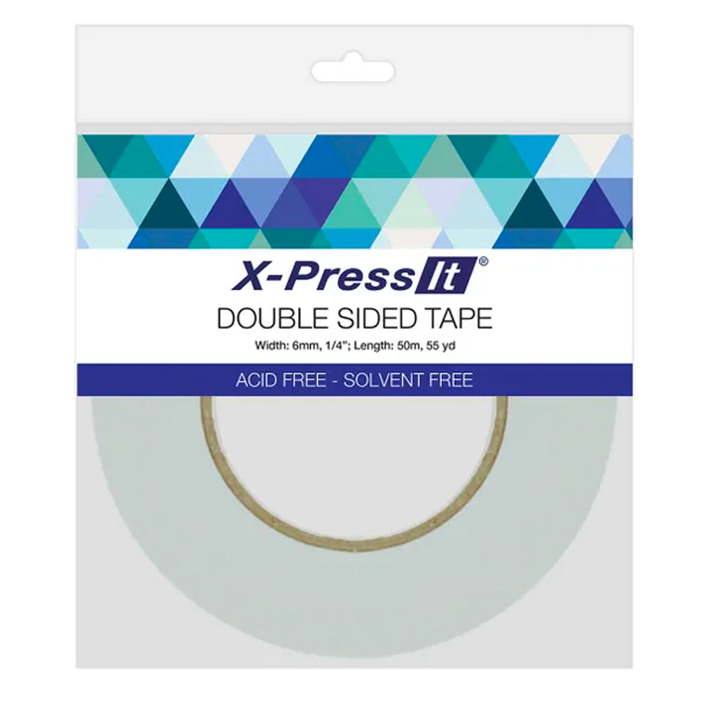 X-Press It Double Sided Tape 6mm – Rubber Stamps by Montarga