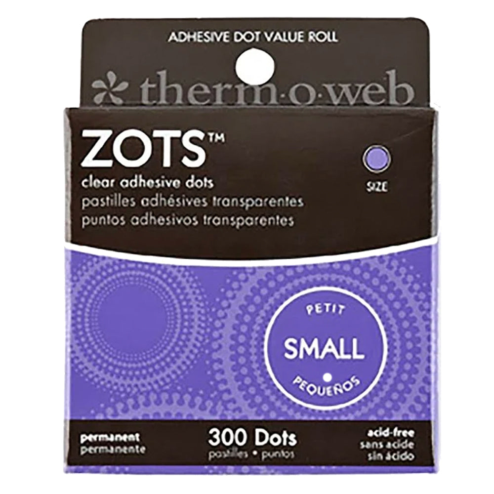 Zots Clear Adhesive Dots - Small – Rubber Stamps by Montarga